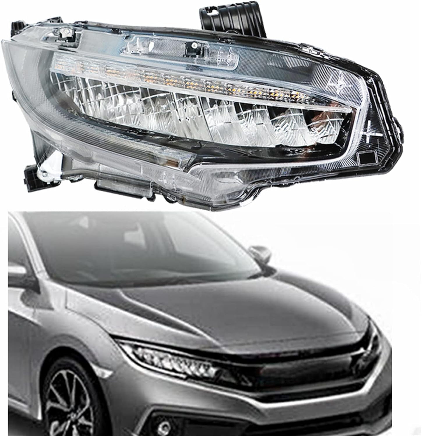 munirater Headlight Assembly Replacement for 2016 2017 2018 2019 Honda ...