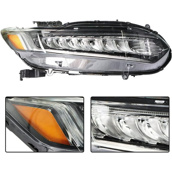 munirater Headlight Assembly Replacement for Honda Accord 2018-2021 ...