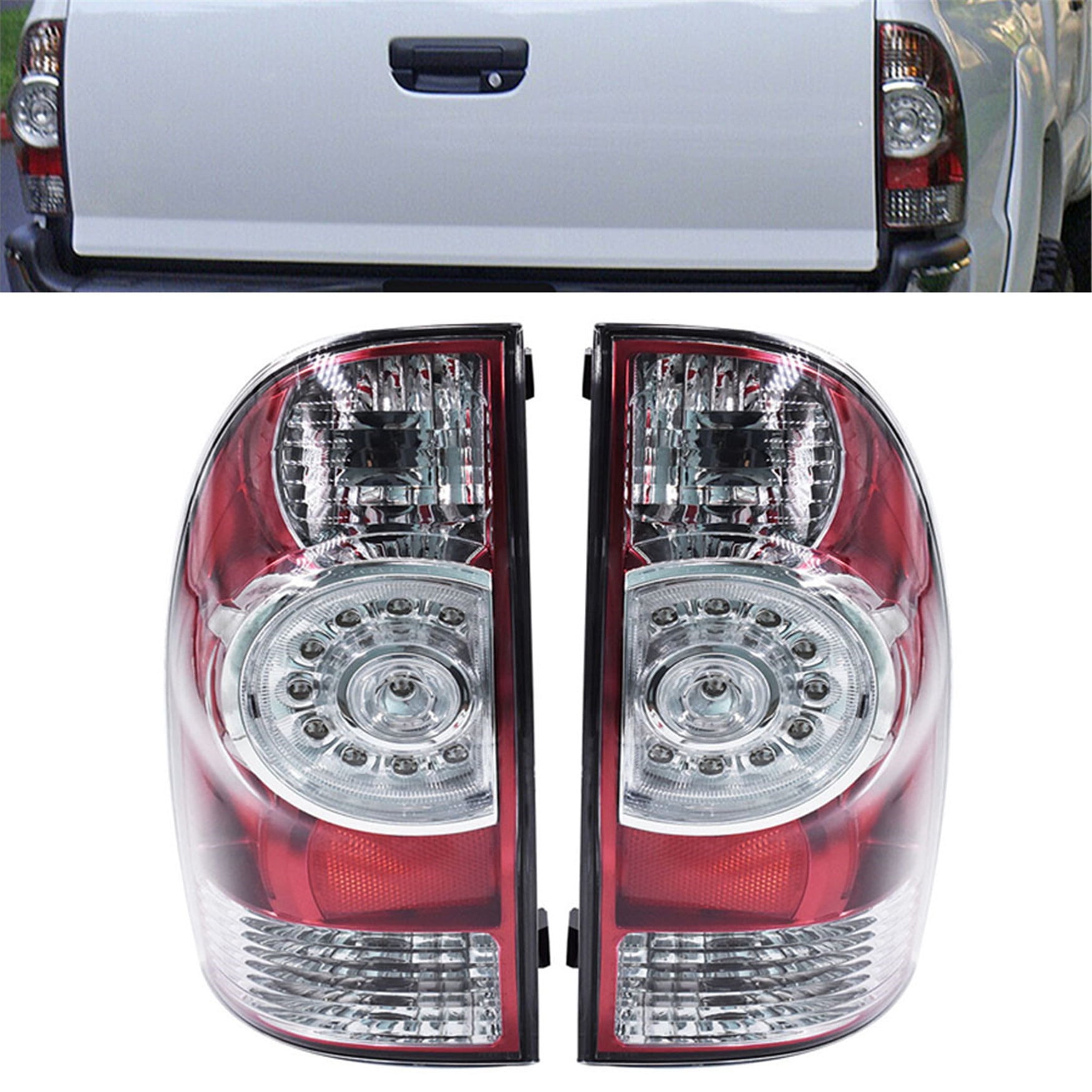 munirater LED Tail Light Lamp Assembly for 2005-2015 Toyota Tacoma Tail ...
