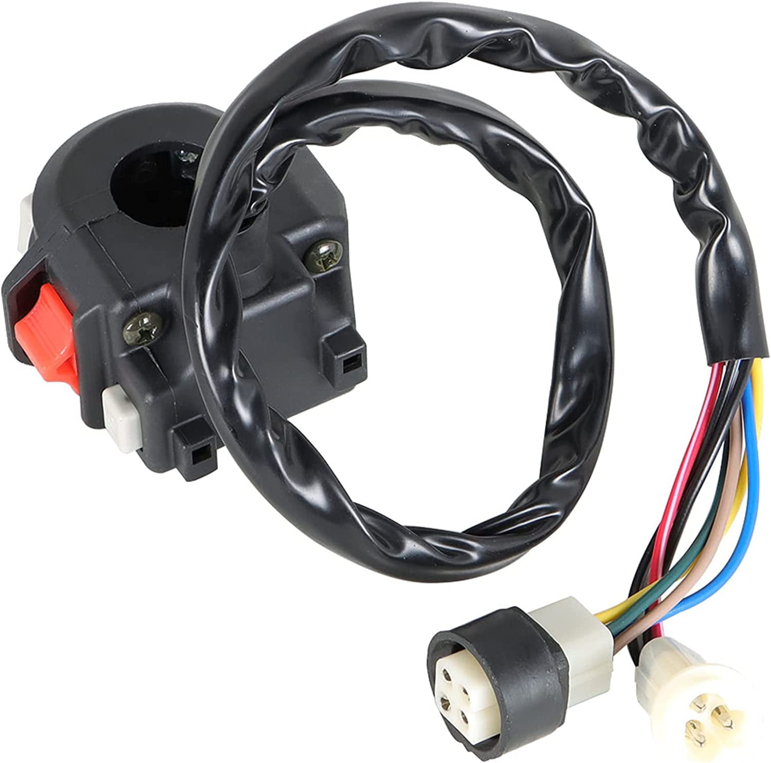 munirater Left Handlebar Kill Light Switch For YAMAHA Moto 4 86-94 ...