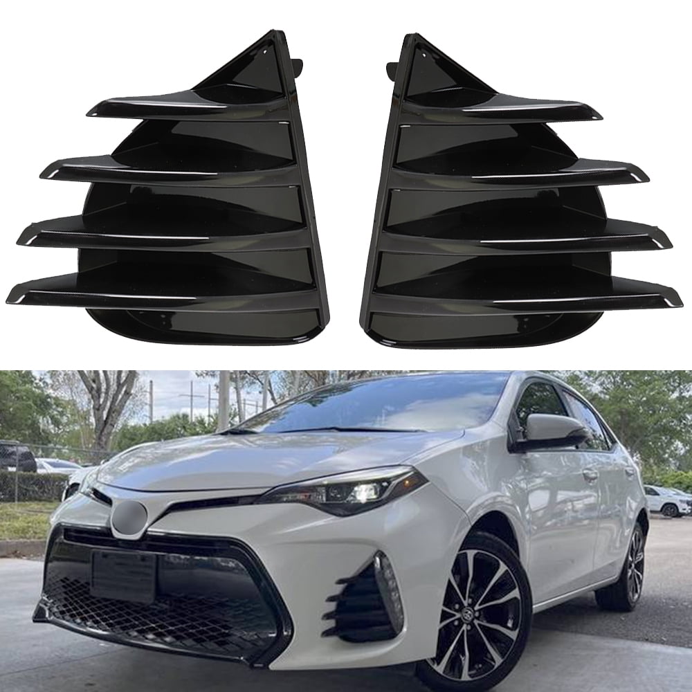 Munirater Pair Of Fog Light Bezel Cover Left Right For Toyota Corolla