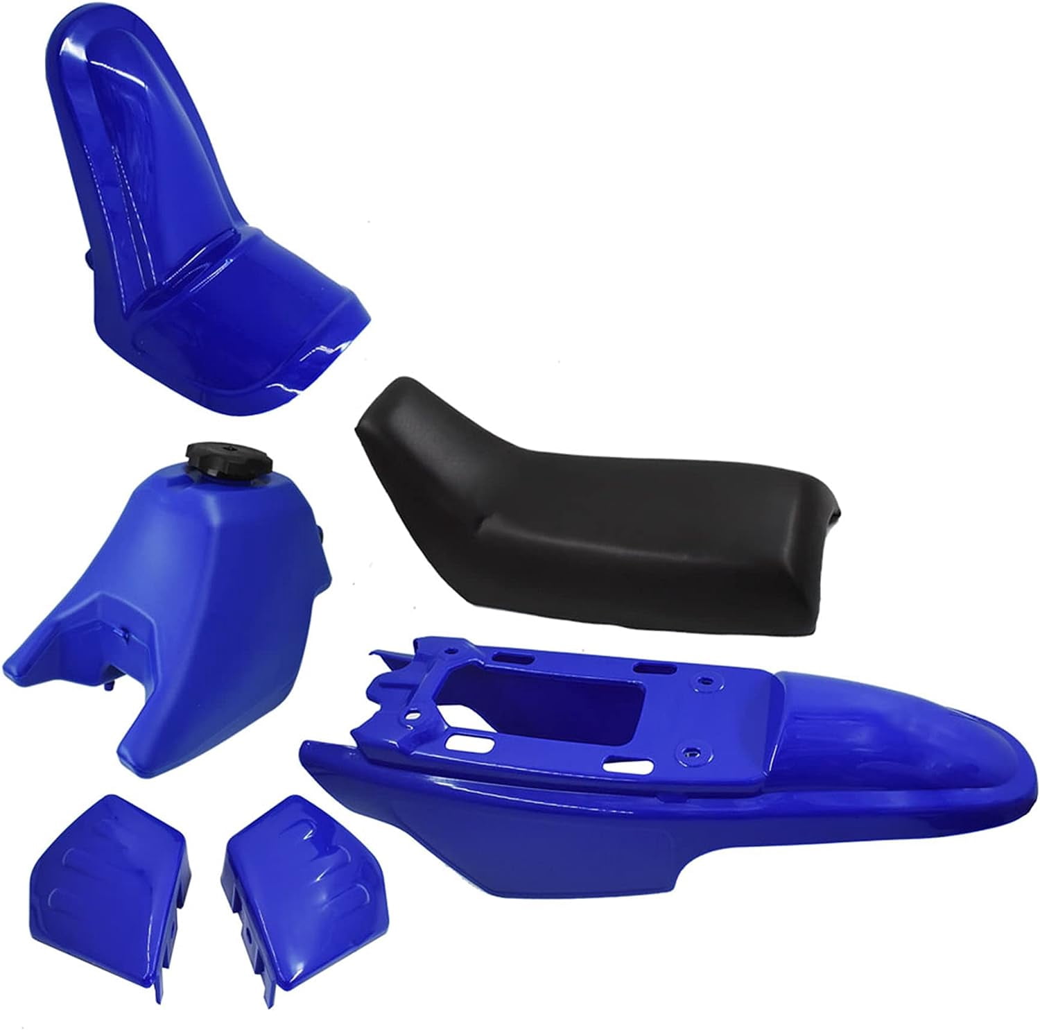 munirater Plastic Fender Body Seat Gas Tank Kit Replacement for Yamaha ...