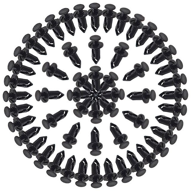munirater Set of 100 ATV Retainer Clips 8mm Push Pin Splash Guard Body ...