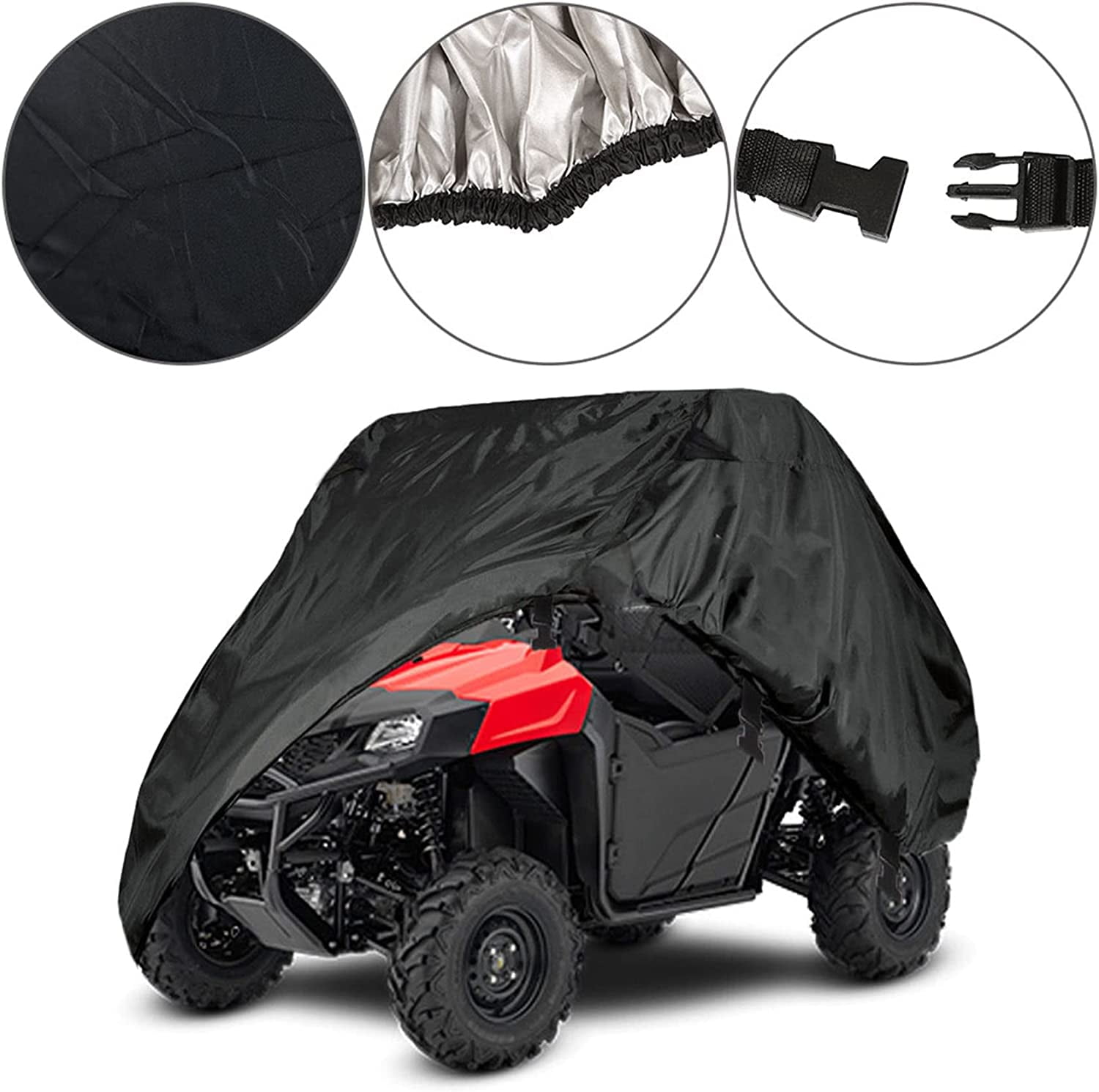 munirater Utility Vehicle Cover Storage Waterproof For Honda Pioneer ...