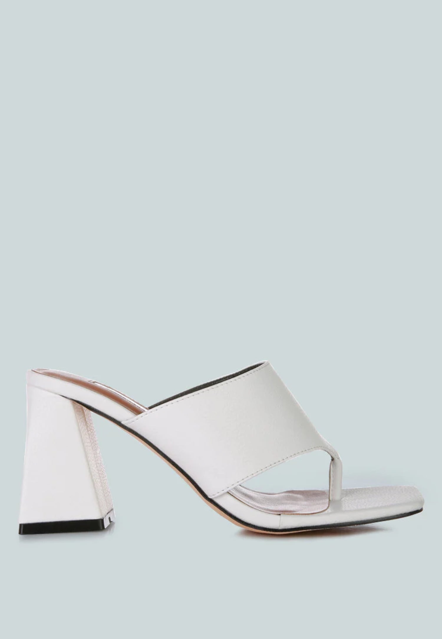 muse me triangular block heel thong sandals - Walmart.com