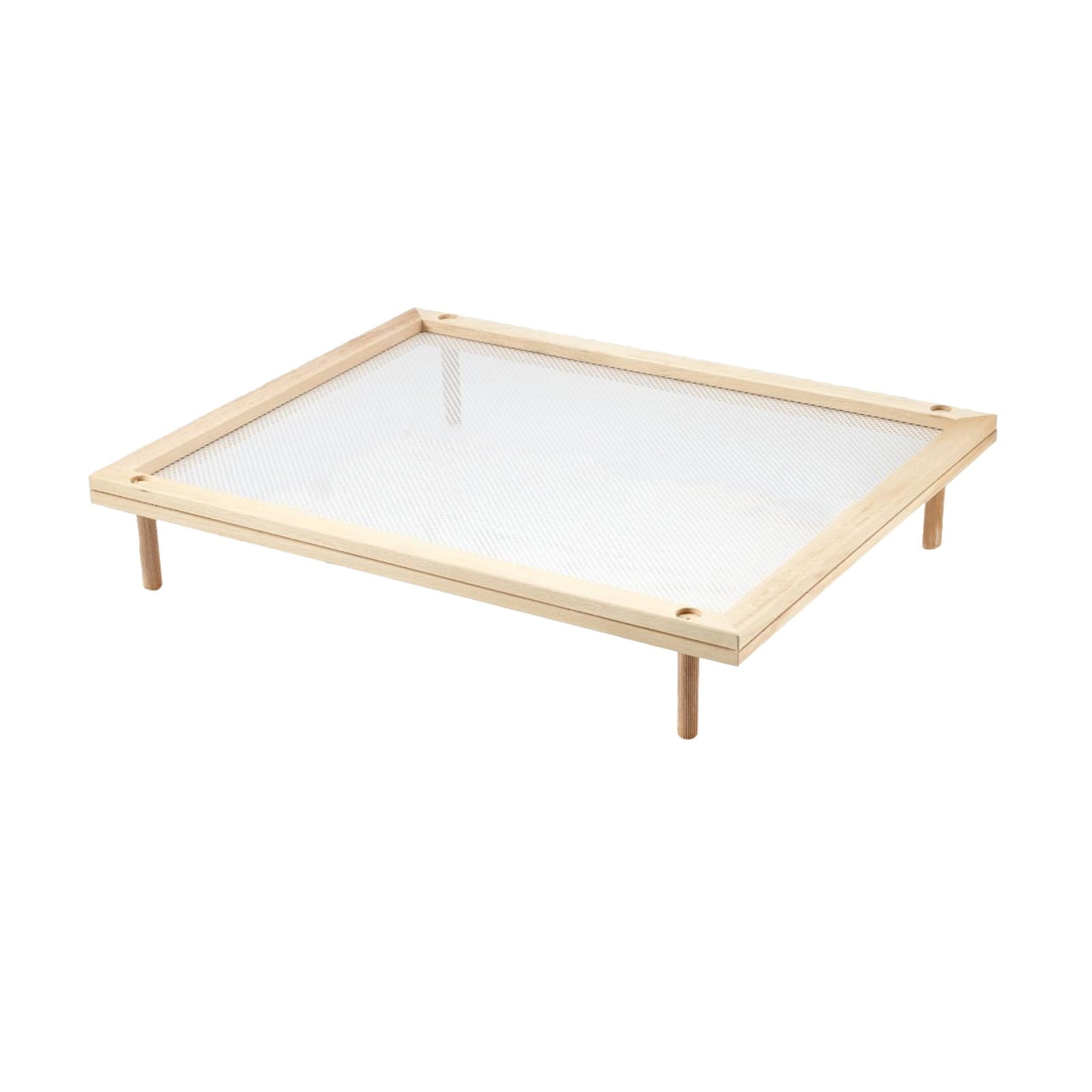 mveomtd With Net Air Drying Food Drying Wooden Rack Spaghetti Stackable ...