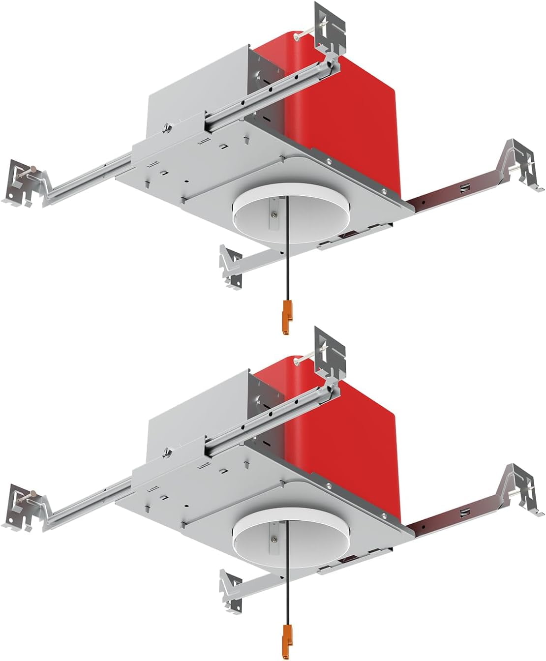mw 2 Pack 4 Inch New Construction Recessed Housing Can Light New ...