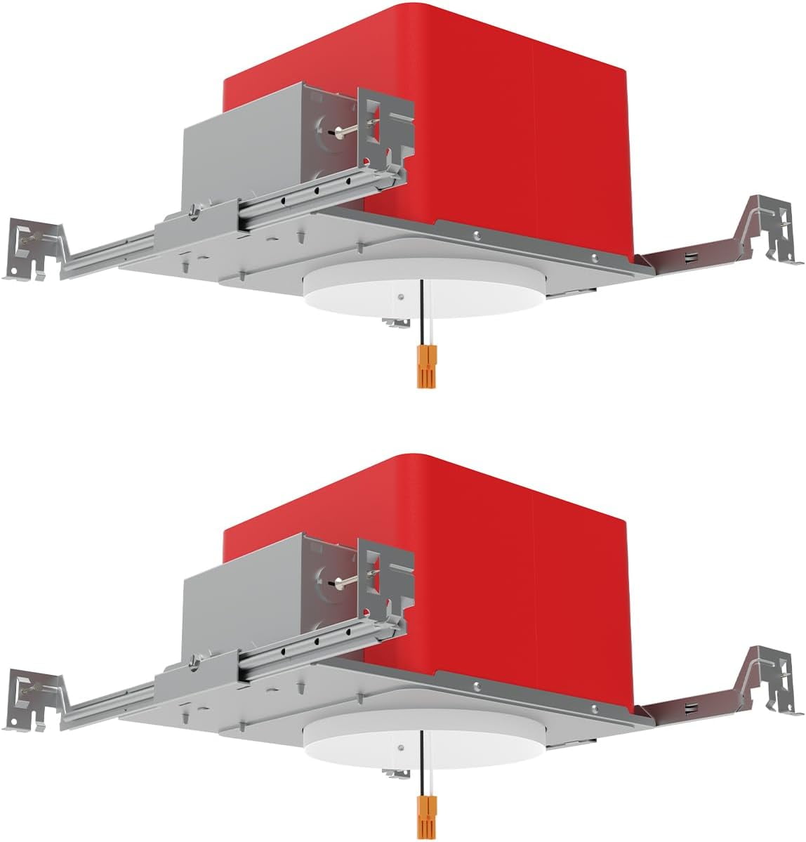 mw 2 Pack 6 Inch New Construction Recessed Housing Can Light New ...