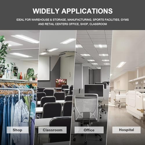 mw 2x4 LED Center Basket Troffer Panel, 34W/38W/45W Selectable, 3500K ...