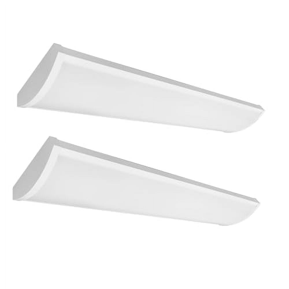 mw Smarton 4FT LED Wraparound Light Fixture, 3 CCT Selectable,Lumen ...