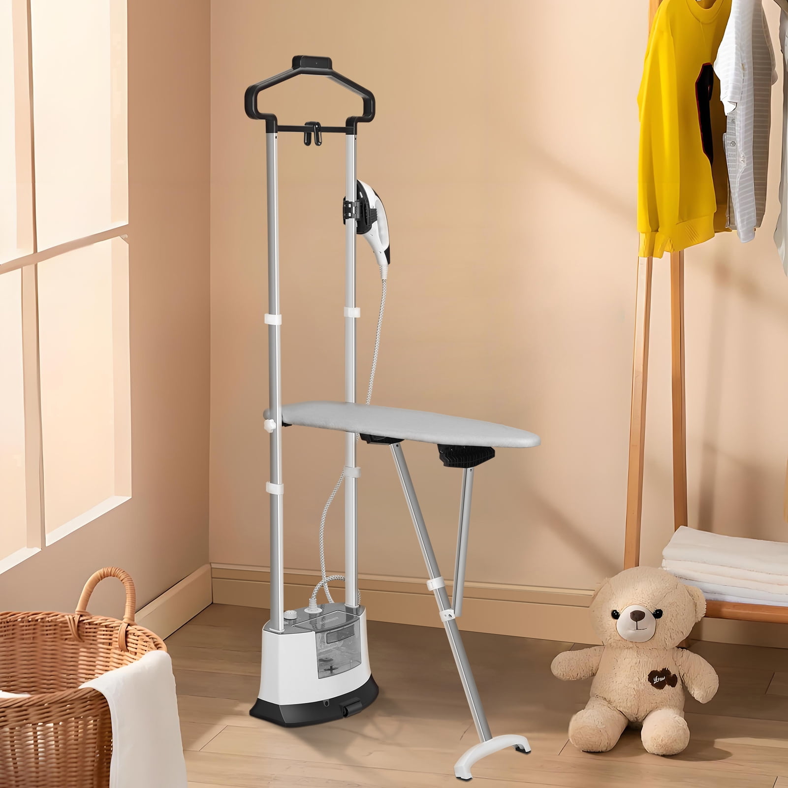 mwptoo 1 Set Garment Steamer with 90 Degree Ironing Board, Retractable ...