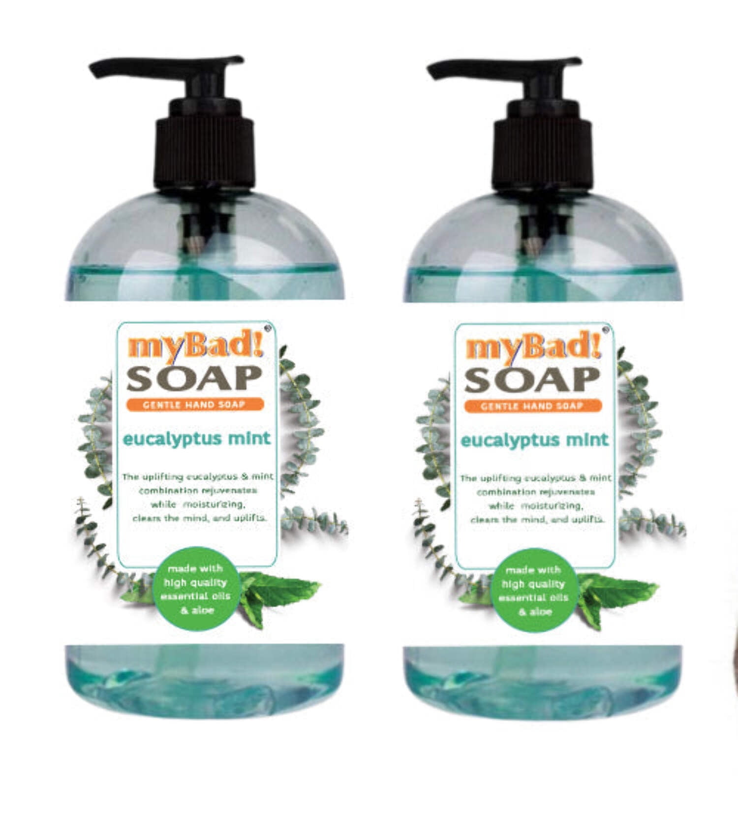 my Bad! Eucalyptus 2 Pack Mint Hand Soap - Walmart.com