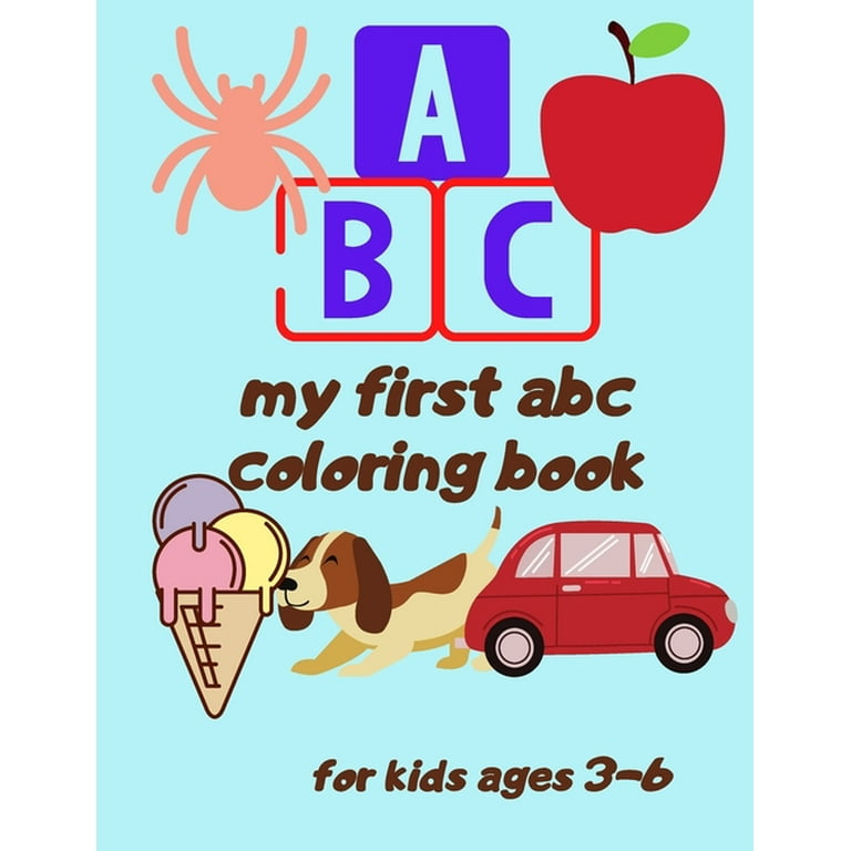 my first abc book coloring pages