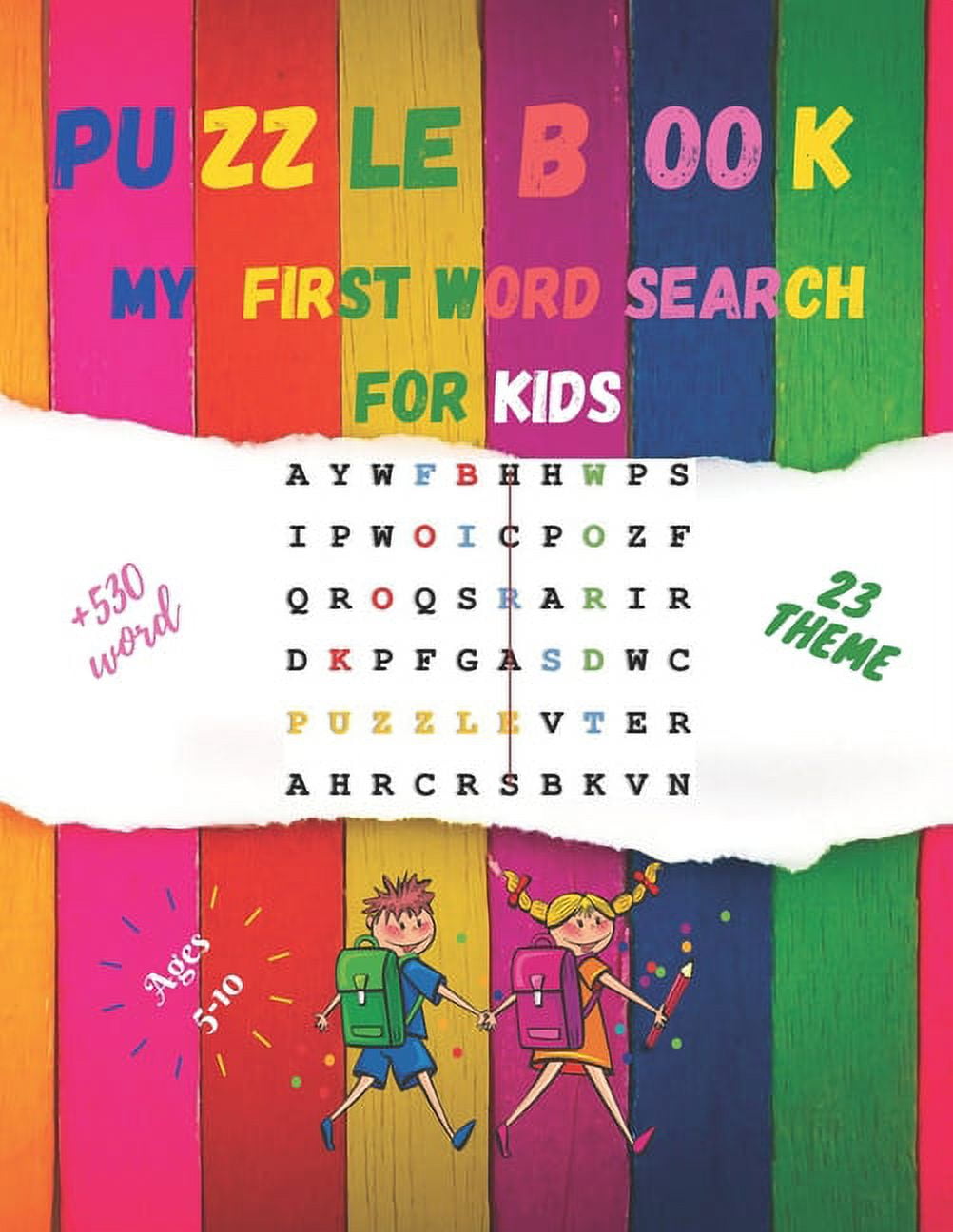 my first word search for kids puzzle book ages 5-10: Build your little ...