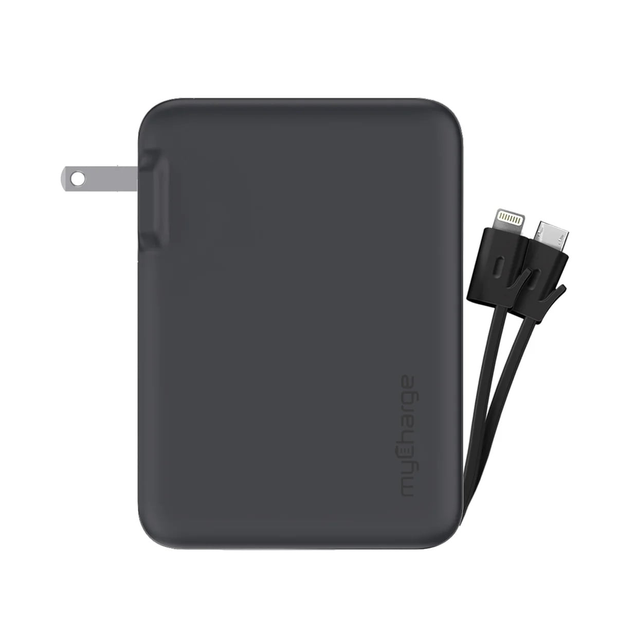 myCharge 15,000mAh Portable Charger, Integrated Lightning and USB-C ...