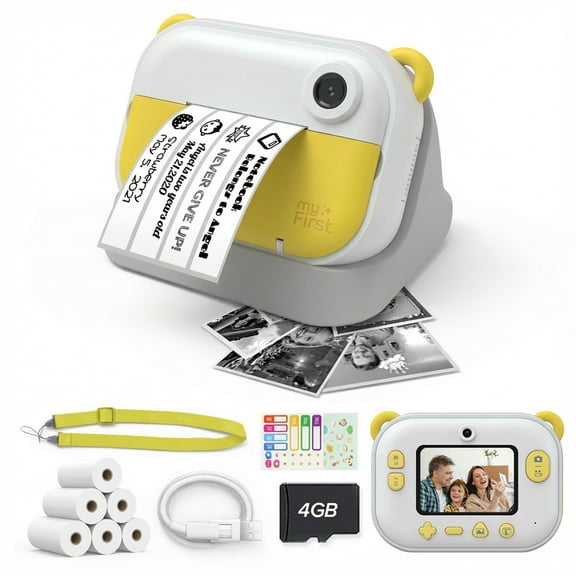 SJXHJH Kid Friendly Instant Camera With Thermal " Lens 2.4" Photo Snaps ...