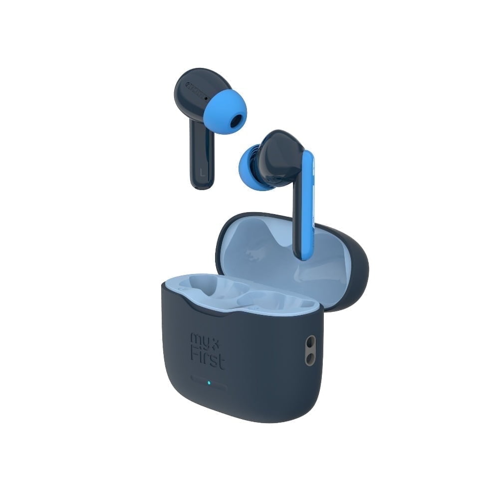 myFirst CareBuds (Space Blue) Kids Wireless Earbuds with 85dB Volume ...