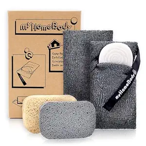 myHomeBody Soap Pocket Exfoliating Soap Saver Pouch, Body Scrubber ...