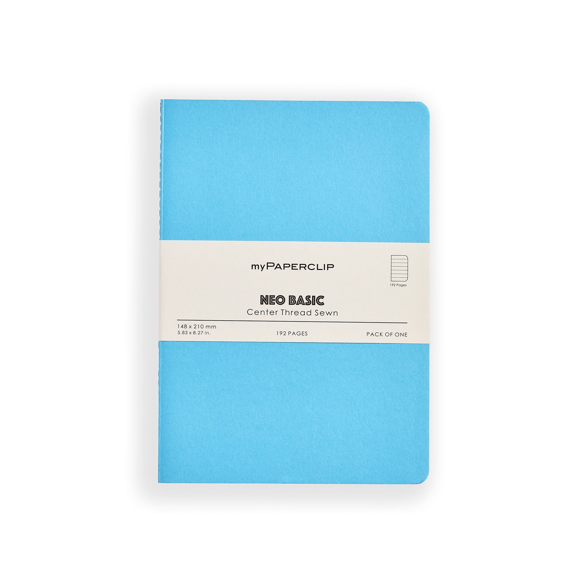 myPAPERCLIP NeoBasic Notebook, Soft Cover, A5 (5.83" x 8.27"), Ruled ...