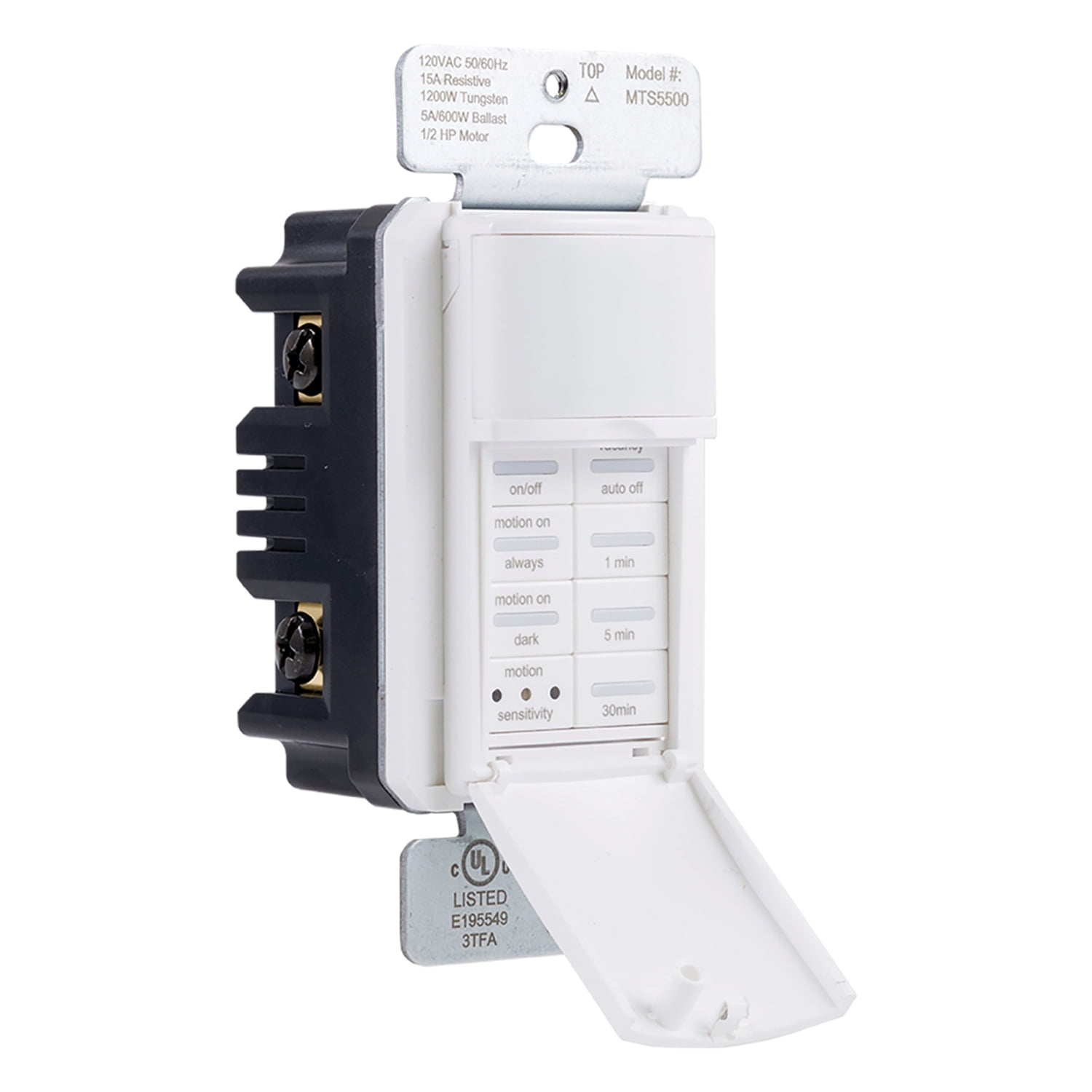myTouchSmart In-Wall Motion-Activated Timer, Slim Design, Occupancy ...