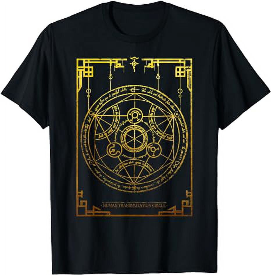 mystical symbols Human Transmutation Circle T-Shirt - Walmart.com