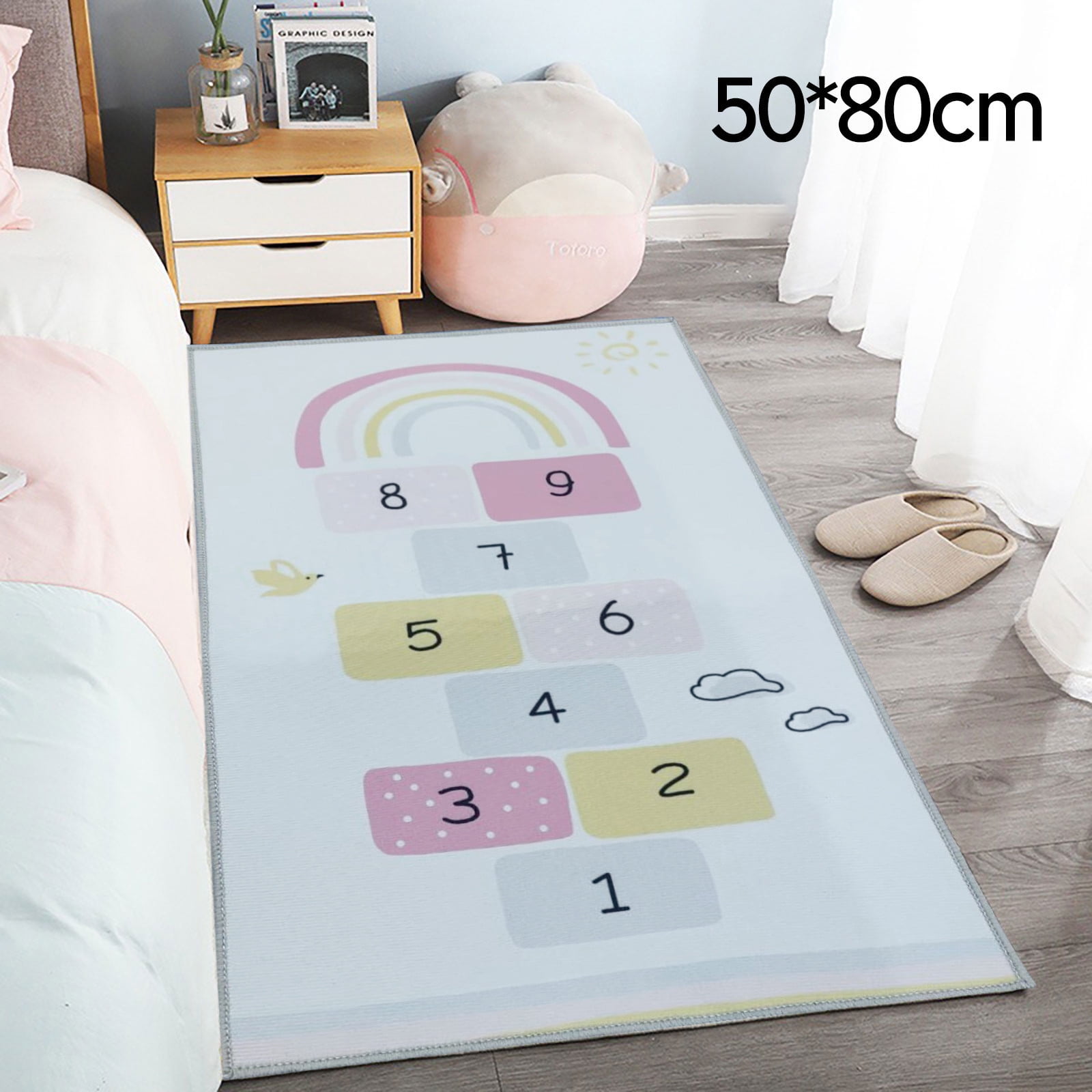 myvepuop 2024 Lovely Jumping House Carpet Slip Mat Children Play ...