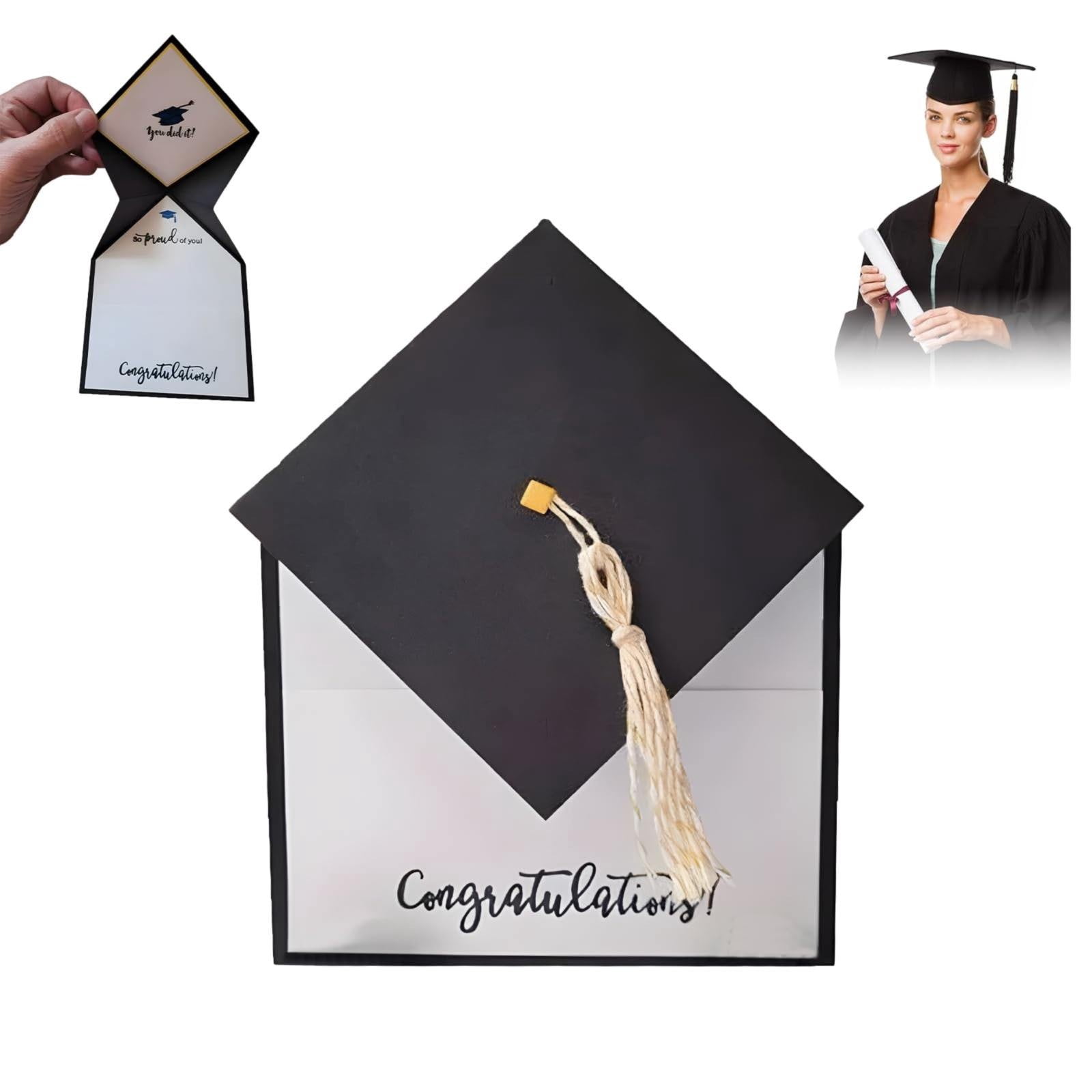 myvepuop Greeting Card Cap Graduation Card 2024 New Graduation Card ...