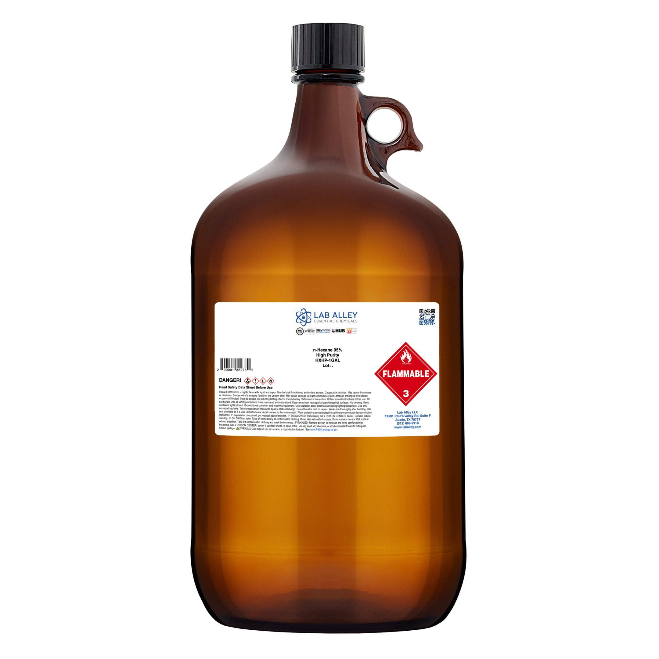 n-Hexane 95% High Purity Grade 1GAL - Walmart.com