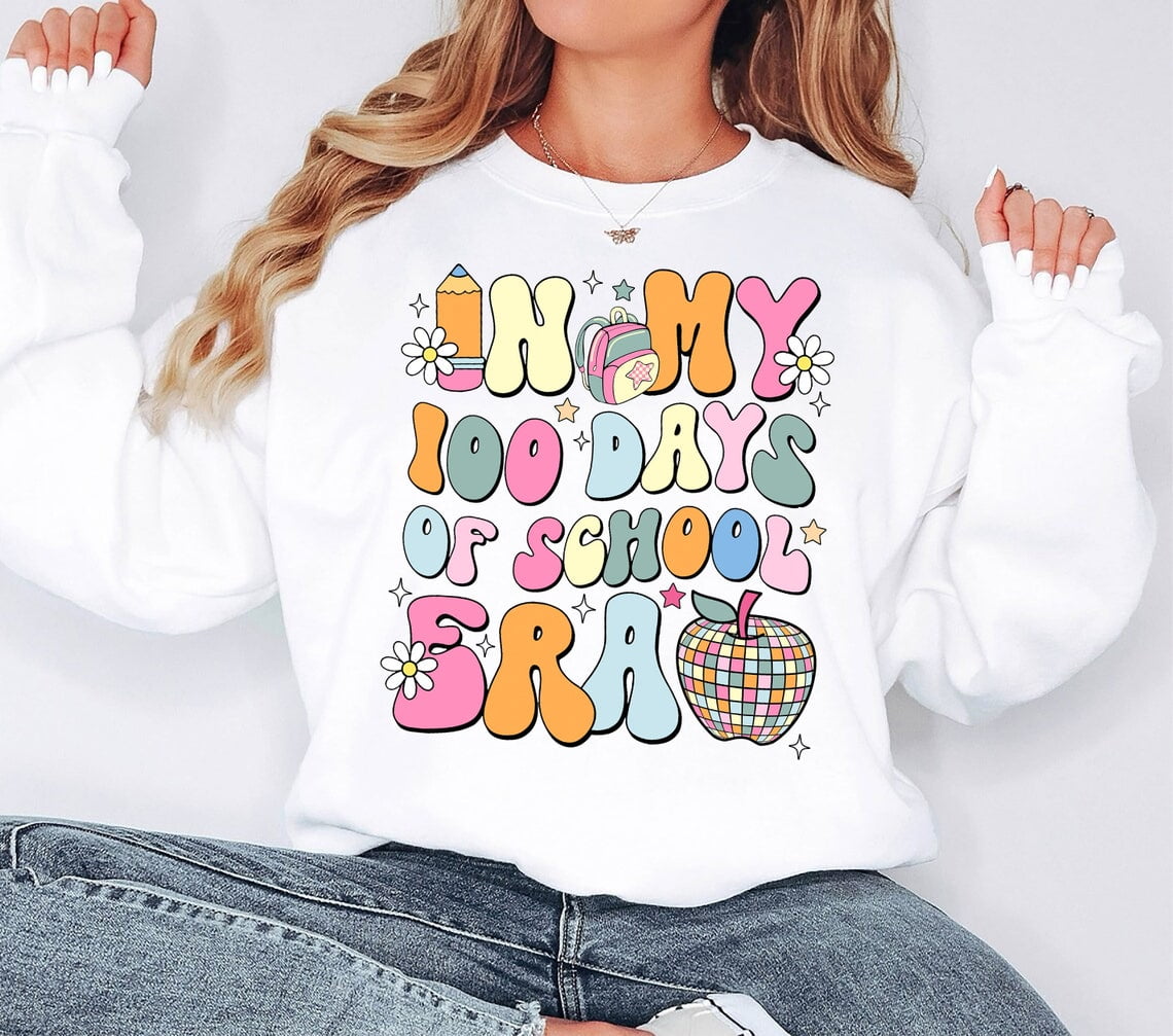 n My 100 Days of School Era shirt, 100 Days of School, Kids 100 Day of ...