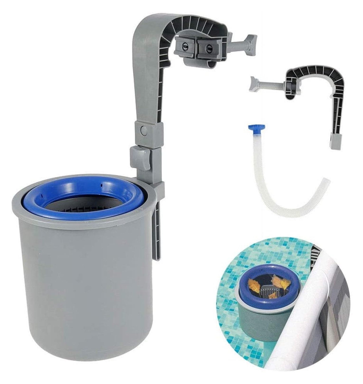 n Pool Skimmer Wall Mount Automatic Skimmer Cleaner, Swimming Pool ...