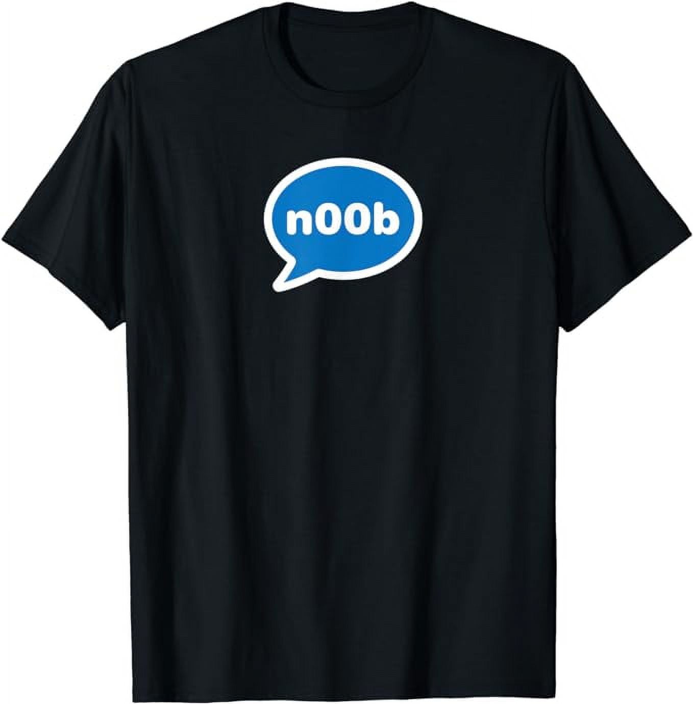 n00b (noob/newb) - Chat Bubble Emoticon T-Shirt - Walmart.com