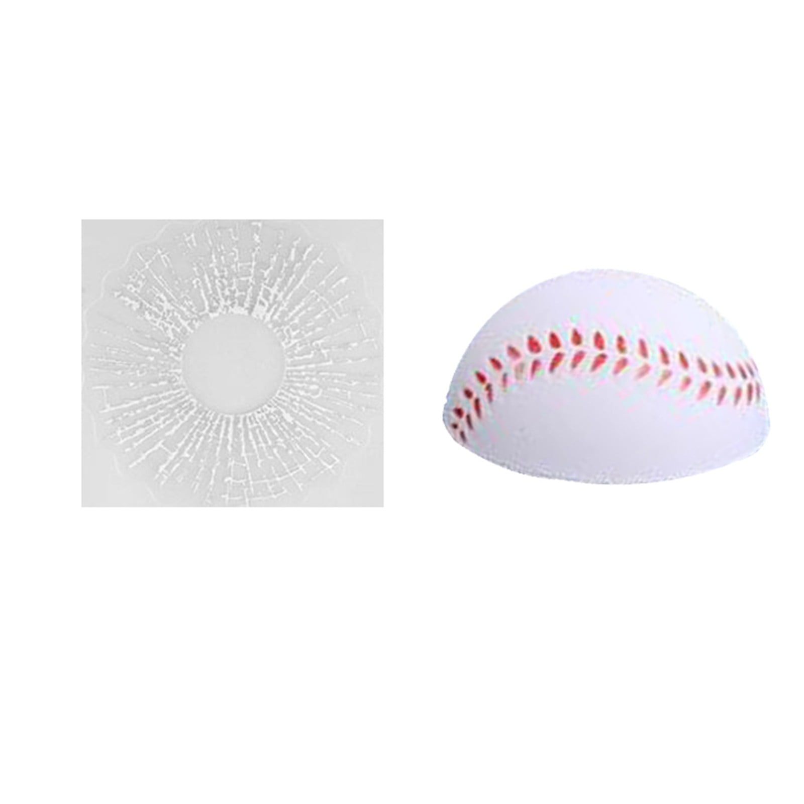 nTRIUQJ 3D Funny Baseball Car Sticker Decorative Decals For Hilarious ...