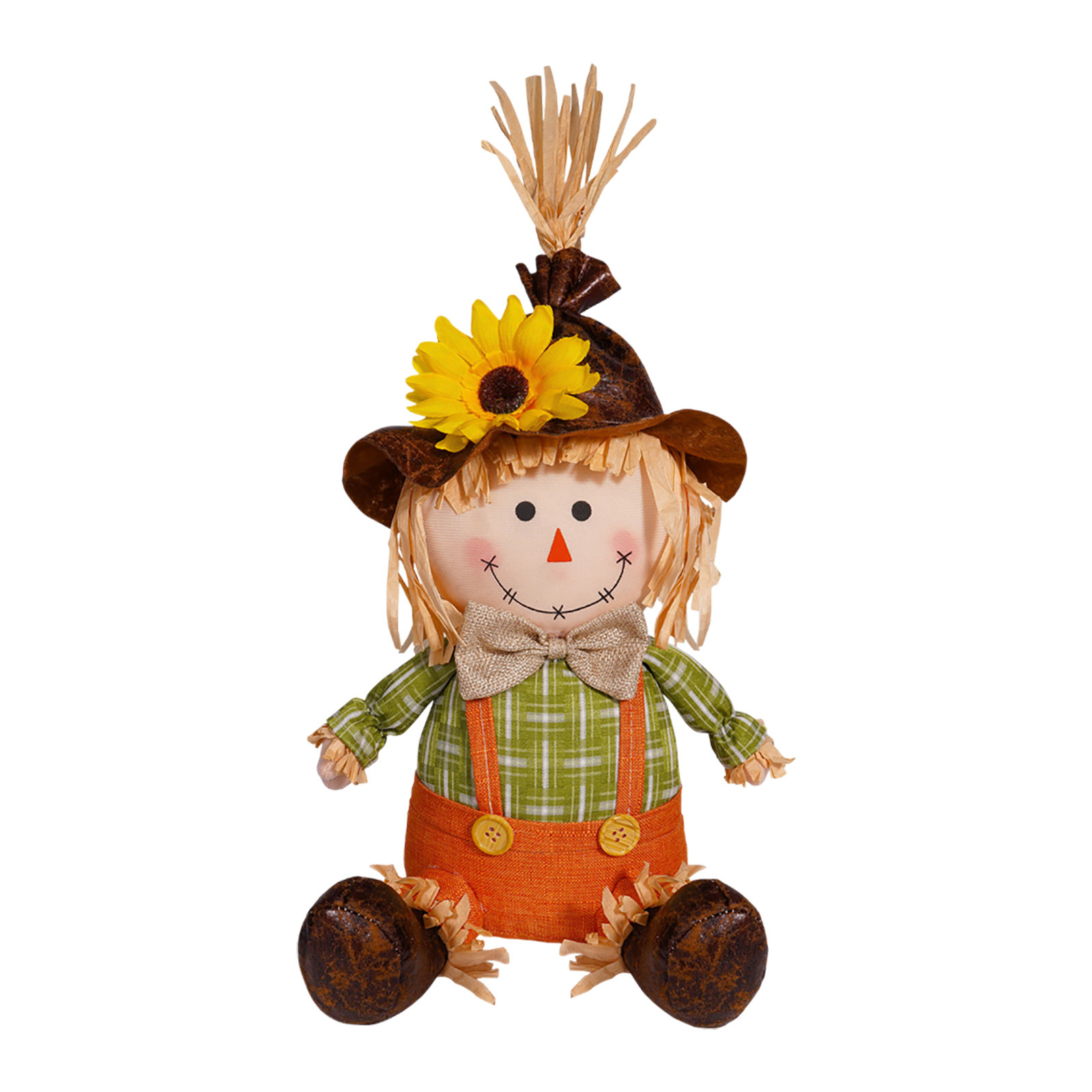 nTRIUQJ Fall Handmade Sunflower Figurine Cute Autumn Shelf Sitters ...