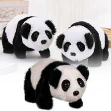 FurReal Friends Plum, Interactive Panda Cub Plush Toy, Black-White ...