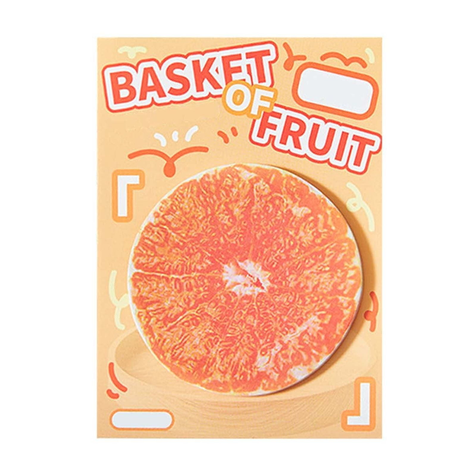 nTRIUQJ Realistic Food Themed Mini Sticky Notes Memo Pad For Journaling ...