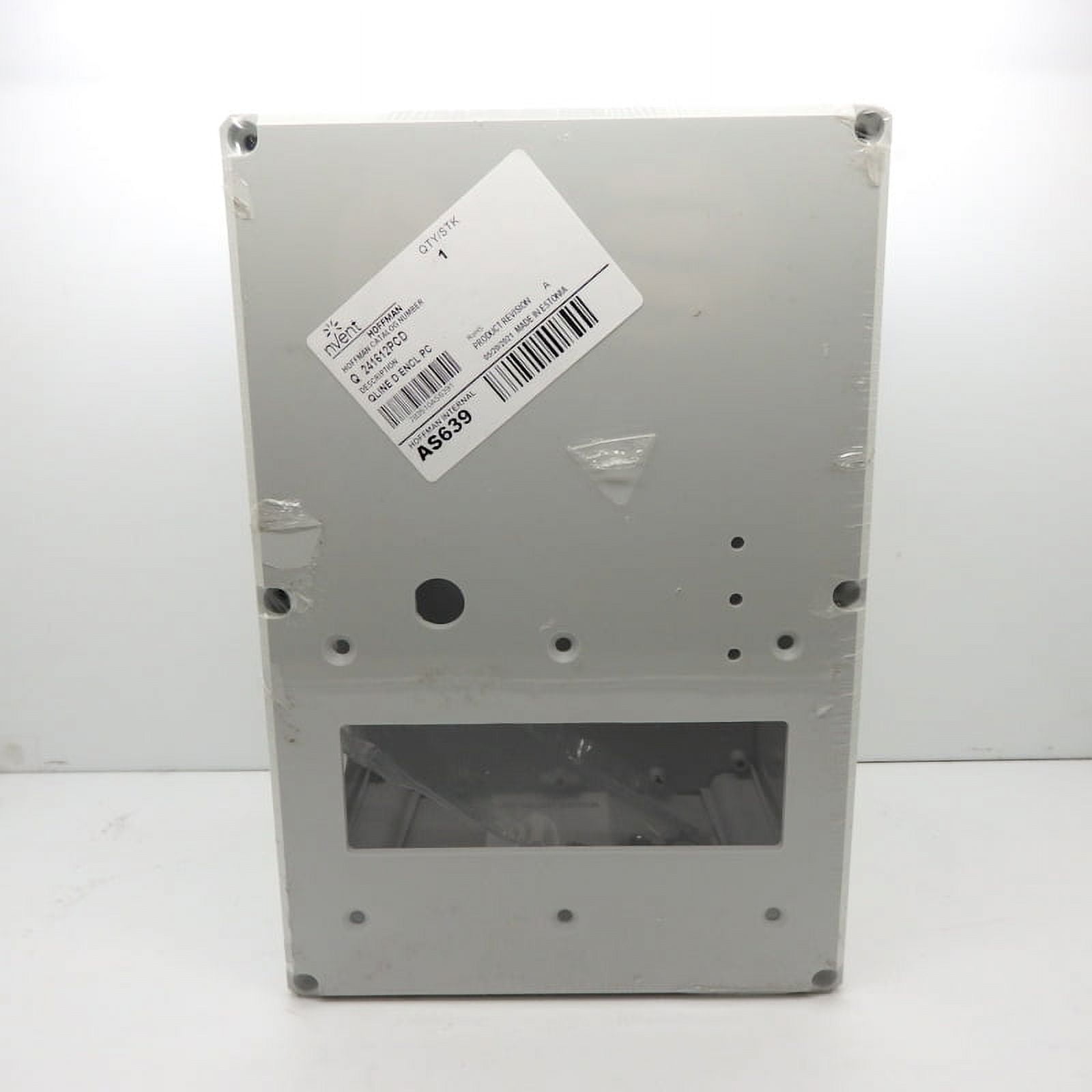 nVent Hoffman 9.17x6.02x4.49" Gray Wallmount Polycarbonate Enclosure ...