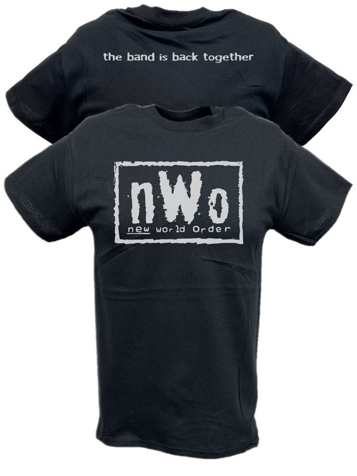 nWo New World Order Band is Back Together Black T-shirt - Walmart.com