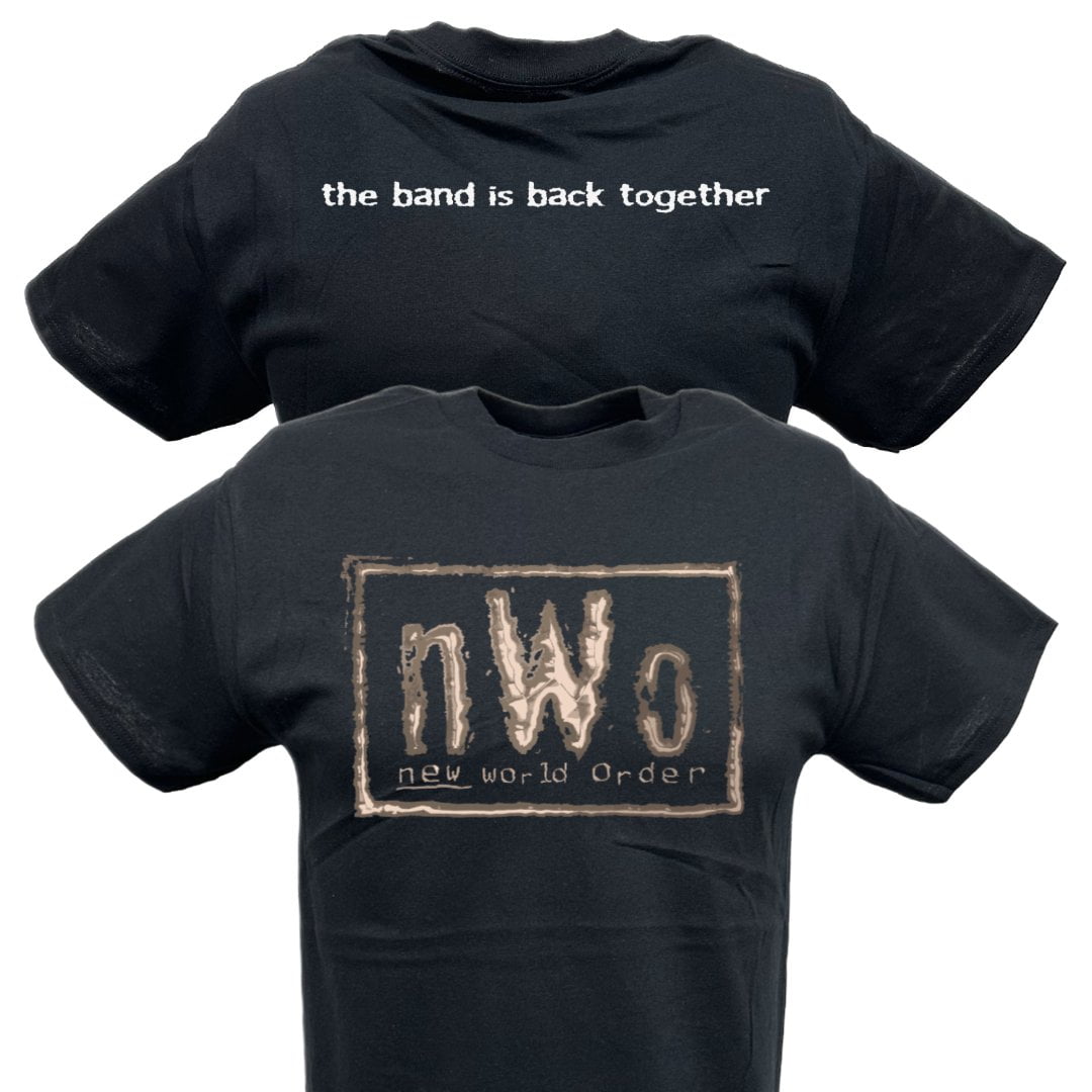 nWo New World Order Band is Back Together Black T-shirt - Walmart.com