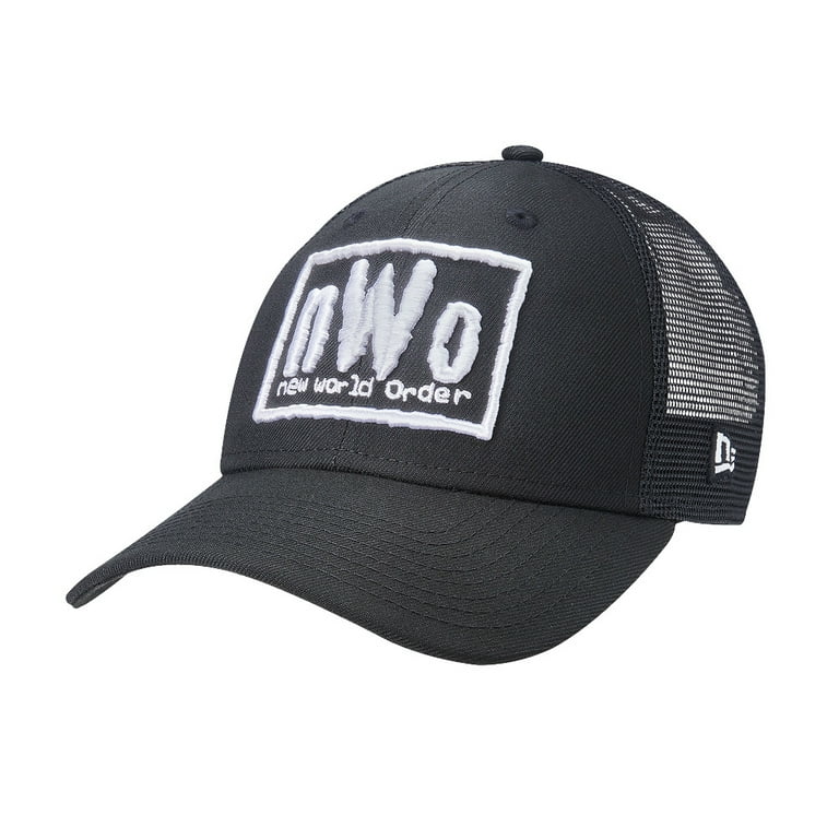 New Era nWo World Order WWE Adjustable Trucker Hat with New Era nWo World Order WWE Adjustable Trucker Hat with