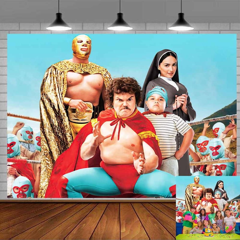 nacho libre Backdrop Banner Party Supplies Poster Movie Theme ...