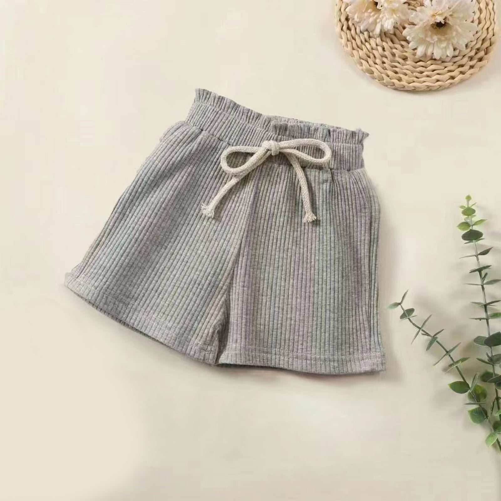 naisibaby Summer Baby Girls New Shorts, Girls Solid Color Striped ...