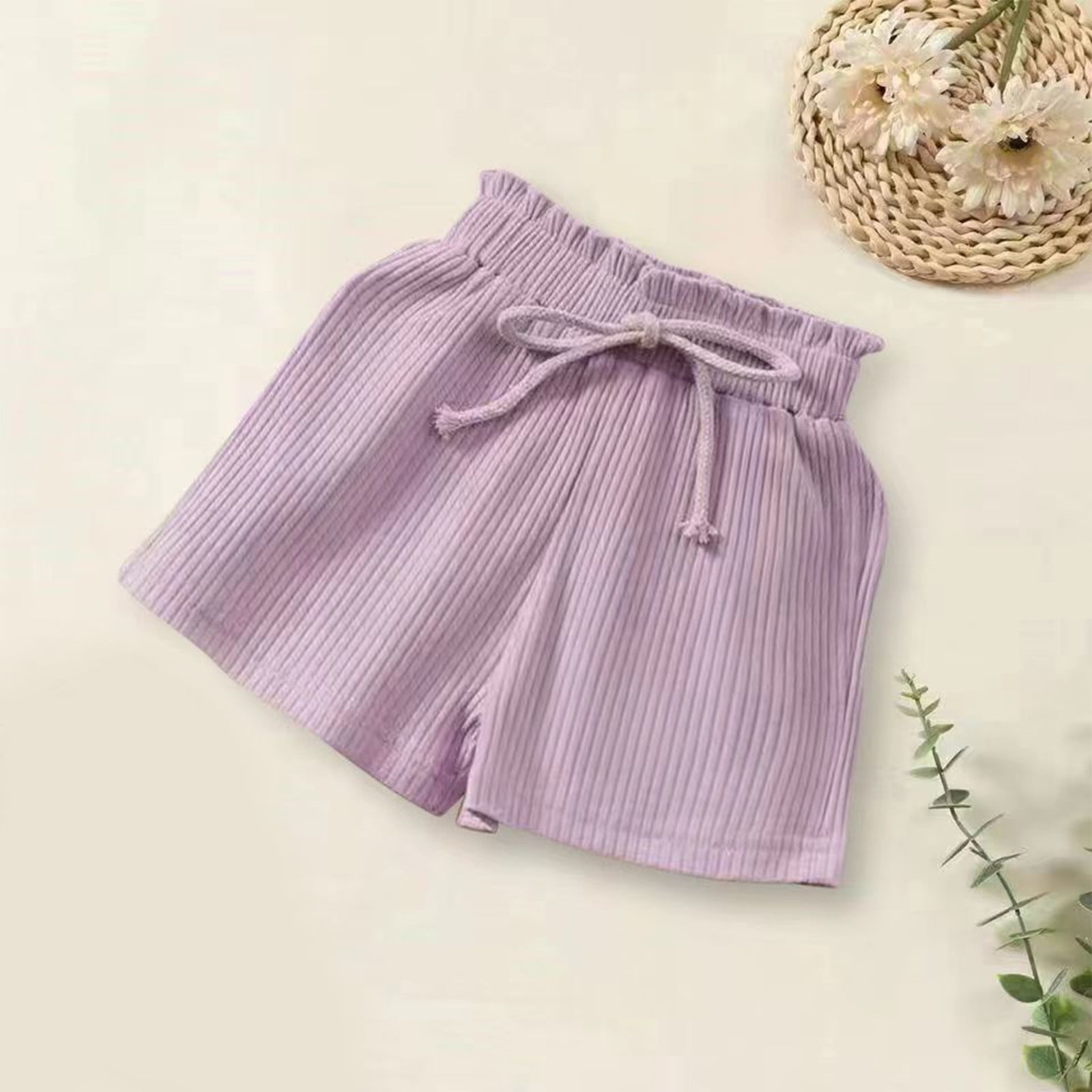 naisibaby Summer Baby Girls New Shorts, Girls Solid Color Striped ...