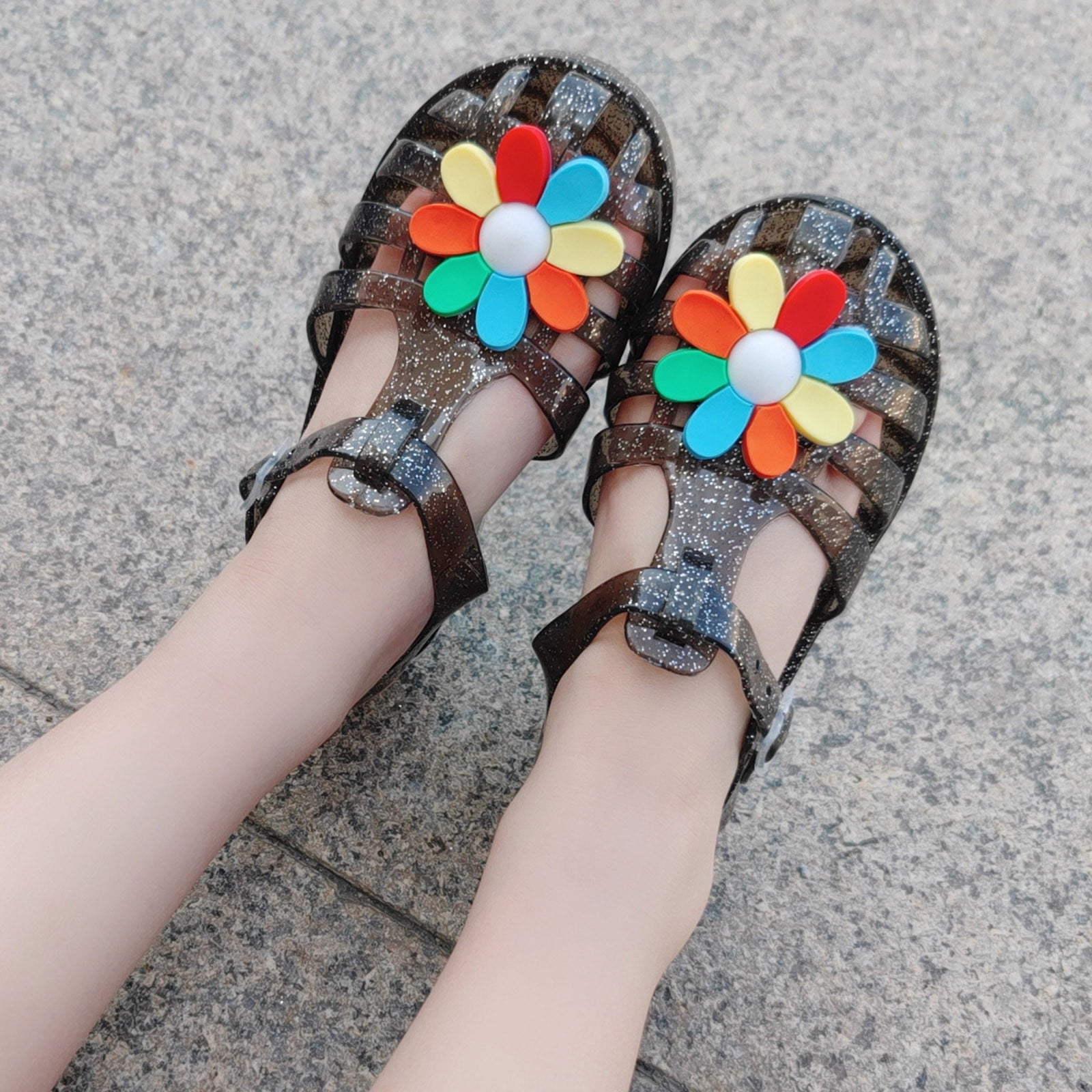 naisibaby Summer Toddler Girls Cute Fruit Jelly Colors Shoes, Kids ...