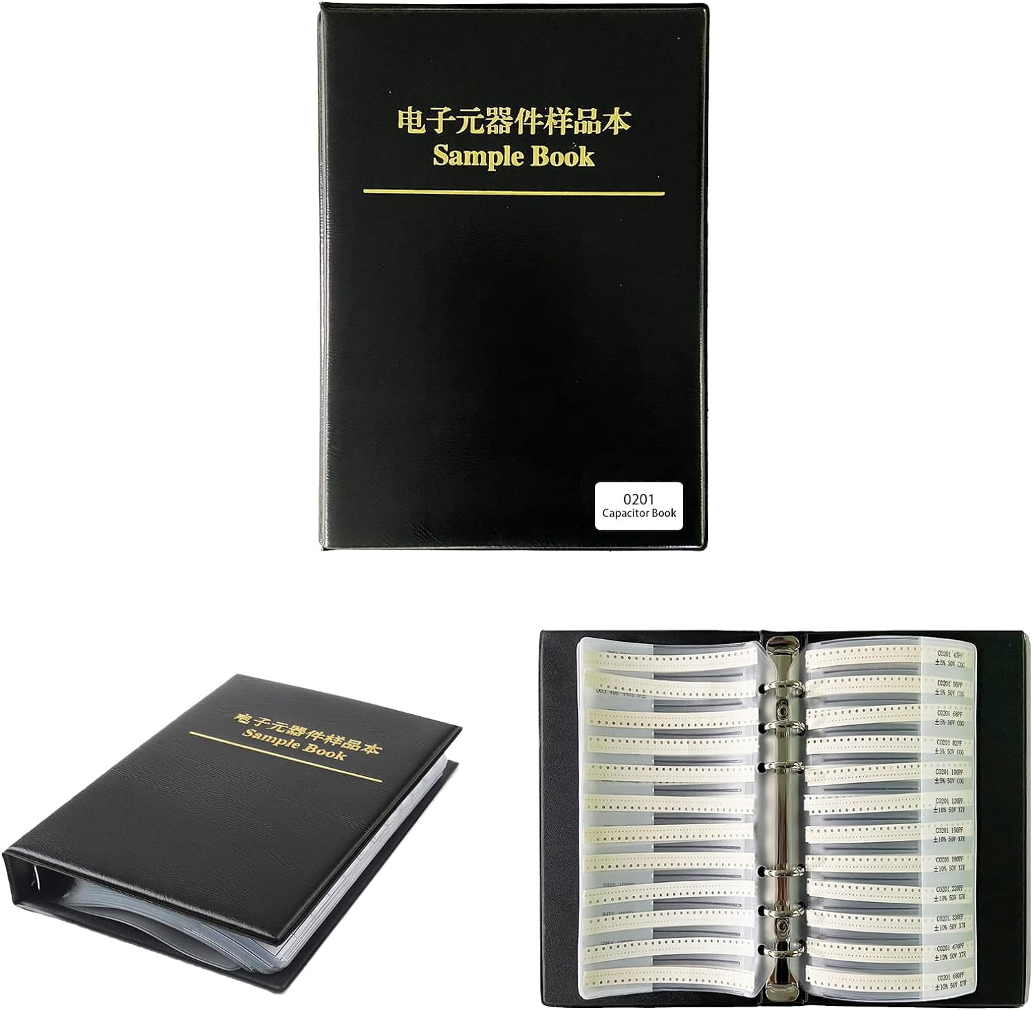 nancheng 0201 SMD Capacitor Book (0.5pF-220nF) 50 Value x 50pcs ...