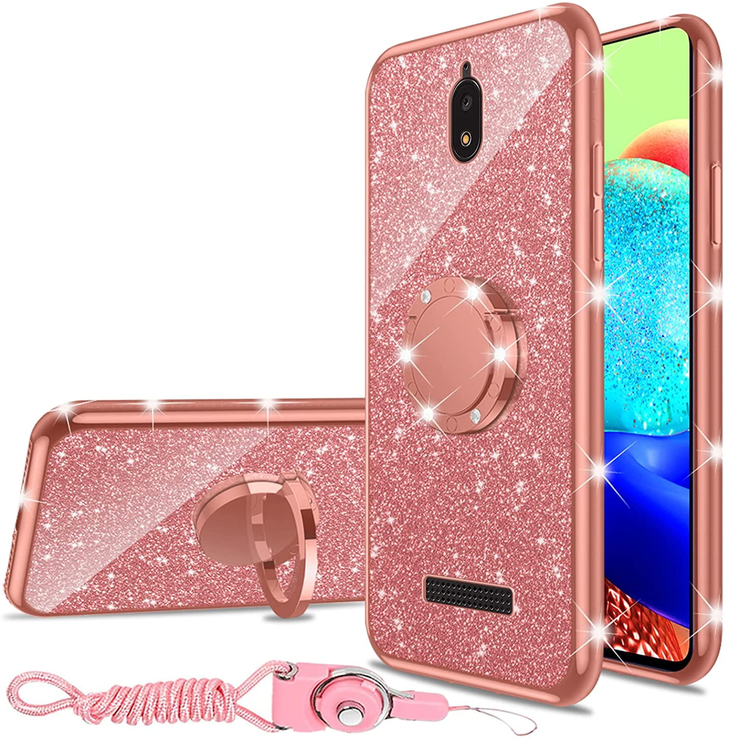 nancheng for BLU View 2 Phone Case (B130DL) Cute Girls Women Luxury ...