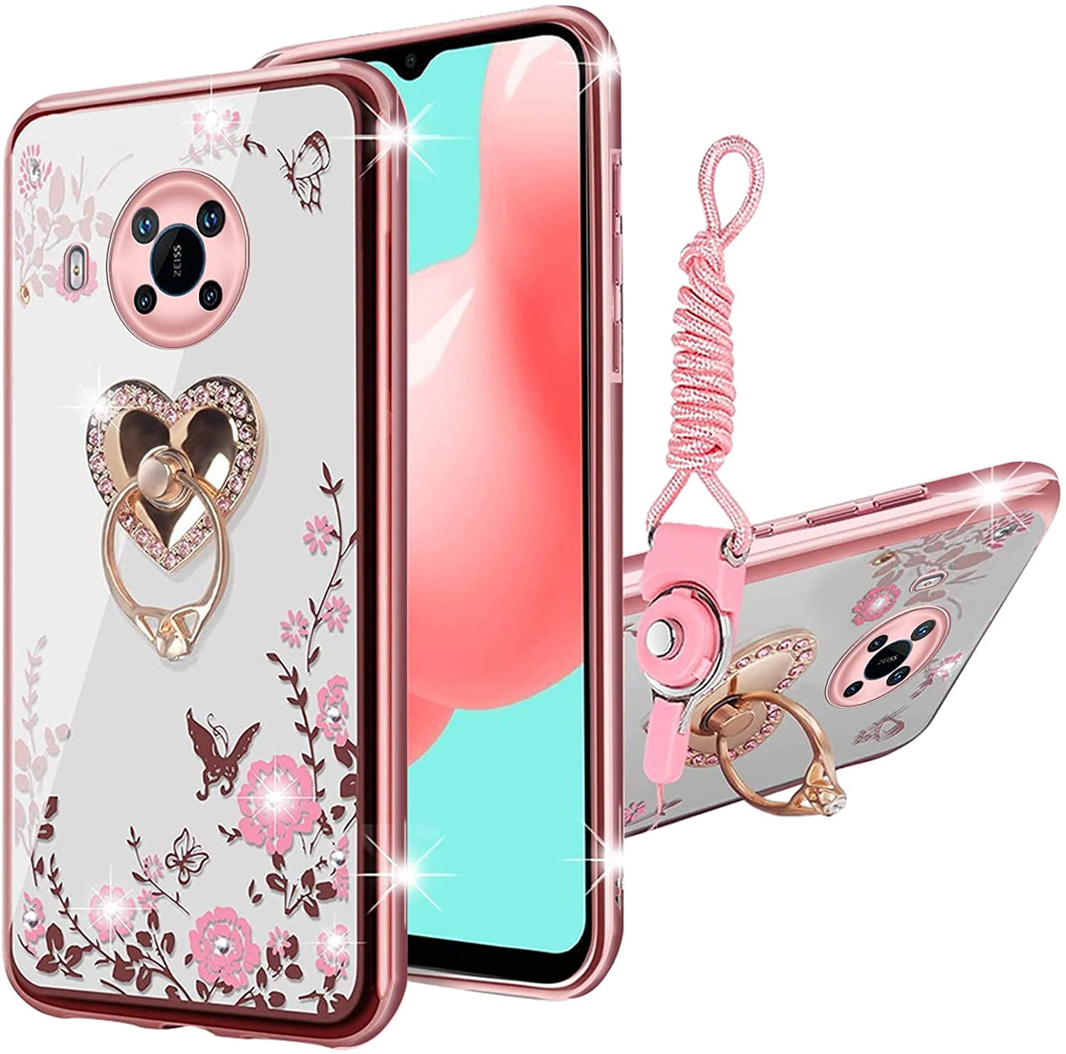 nancheng for Nokia X100 Phone Case with Stand Lanyard Cute Girls Women ...