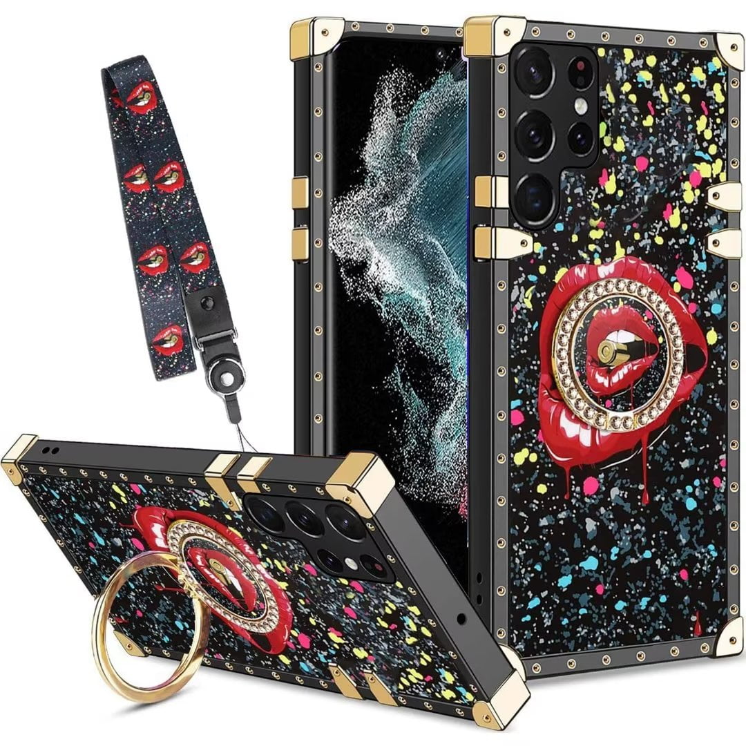 nancheng for Samsung Galaxy S22 Ultra Phone Case (6.8-inch) with Ring ...