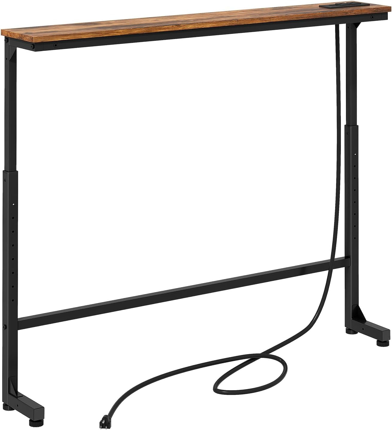 **narrow console table behind sofa couch, design with adjustable height ...