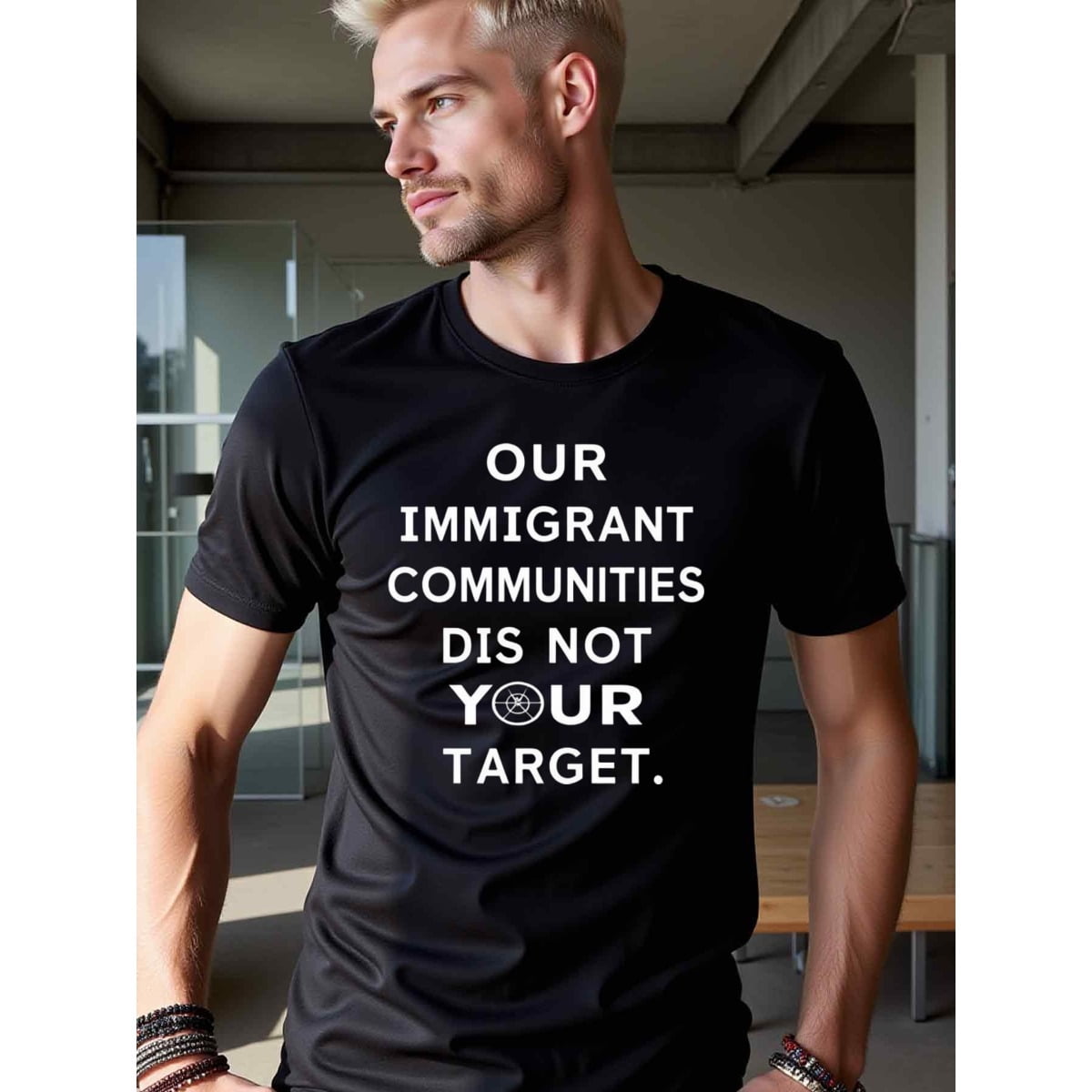natee Supporters' Slogans, Supporters of immigrant rights IMMIGRRANT ...