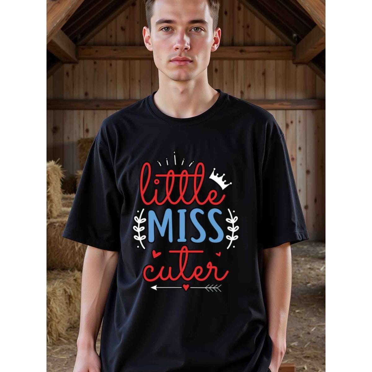 natee local warehouse clearance Little Miss Cuter Graphic Tee - Fun and ...